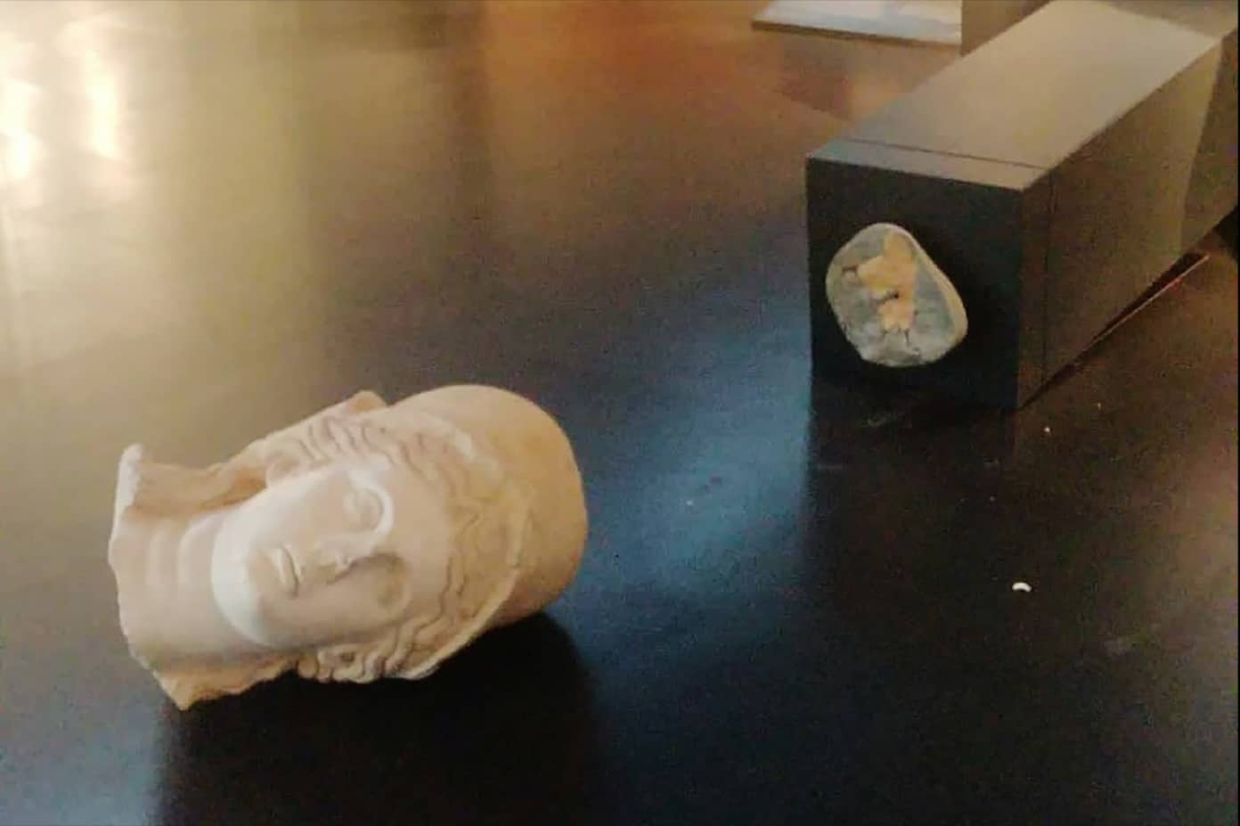 Amerikansk turist knuste romerske statuer