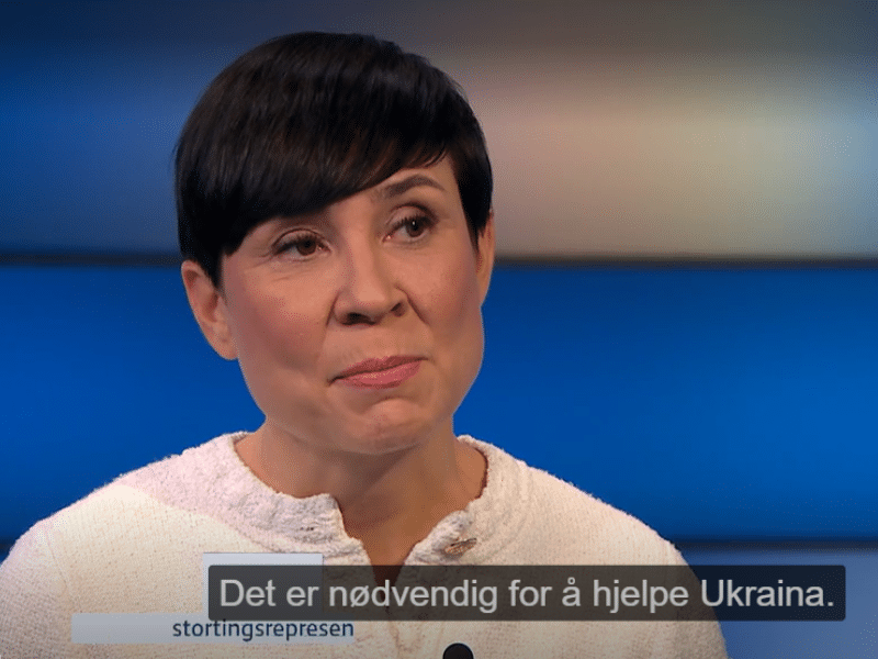 Ukraina-støtten splitter Stortinget: – Norge henger etter