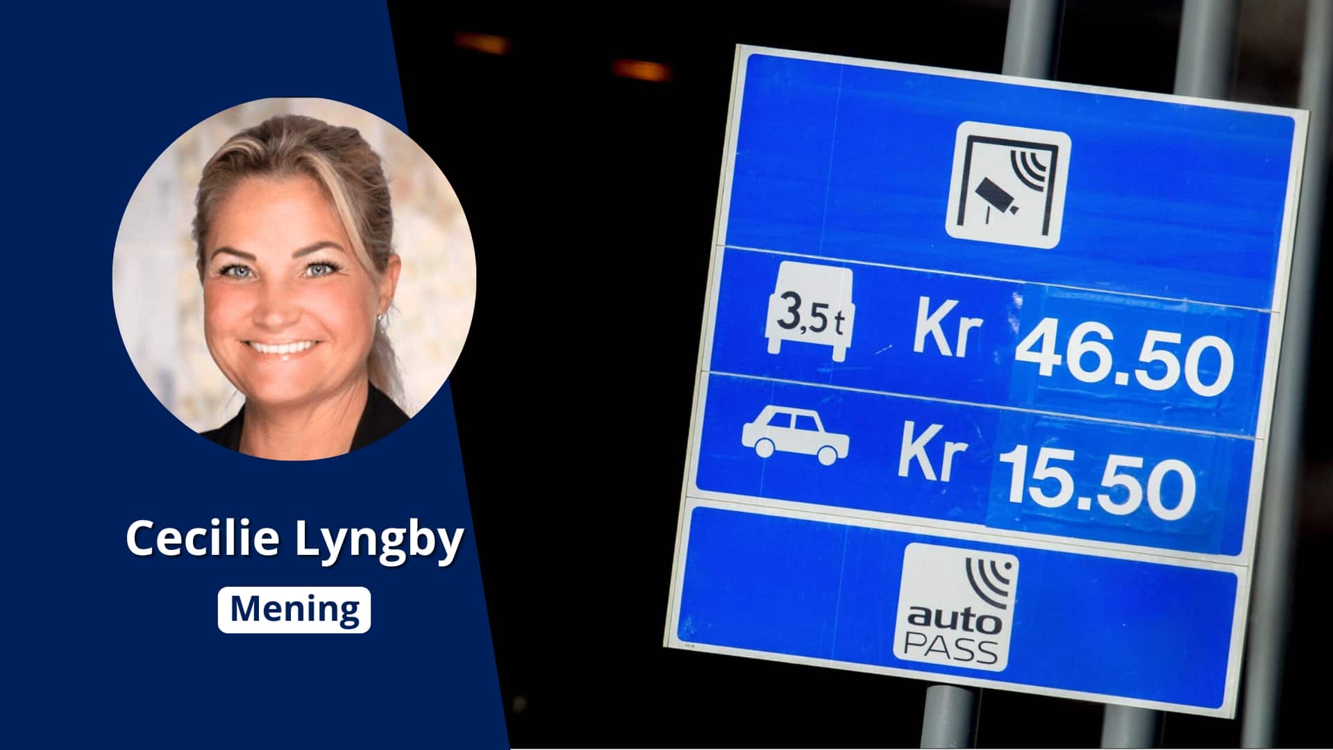 Fjern bompengene – en urettferdig ekstraskatt på folk flest