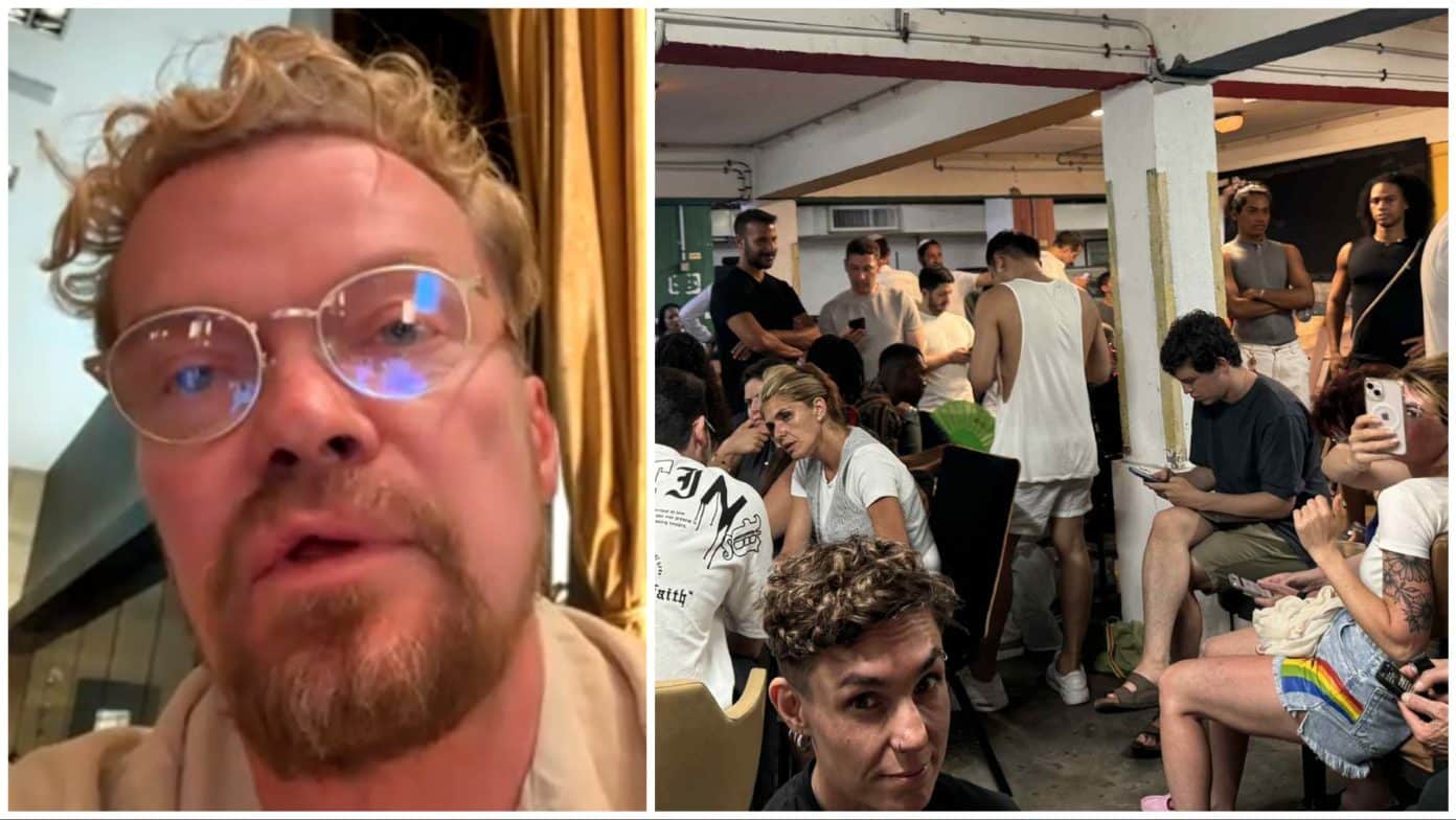 VIDEO: Nordmann rapporterer fra Israel mens Iran angriper