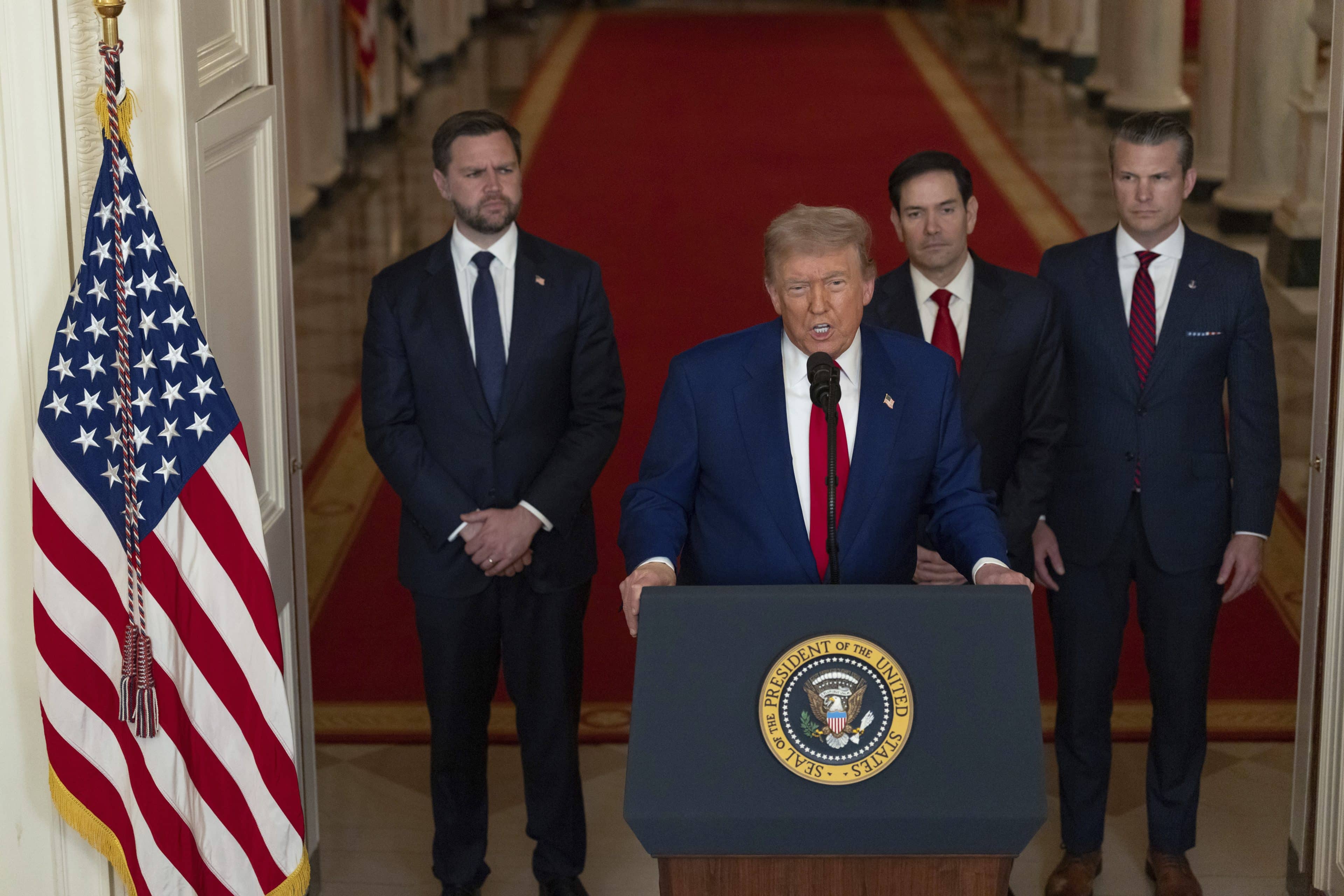 På norsk: Trumps tale etter Iran-angrepet